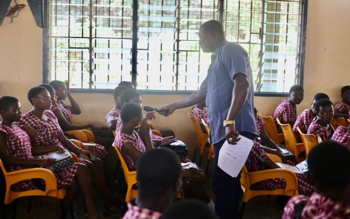 AWBC, 23 Book Review Session At Tema Senior Secondary School | GBDC
